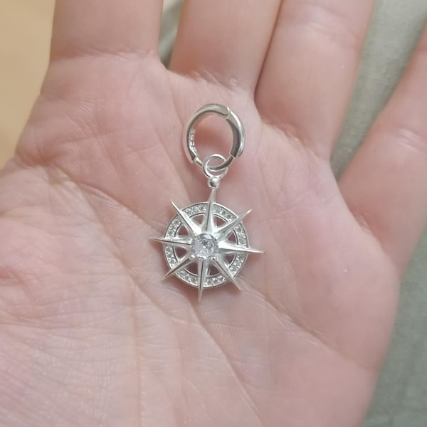 Baldurs Gate 3 Gale Earrings 1:1 Replica 925 Silver With Sparkling Gem ...