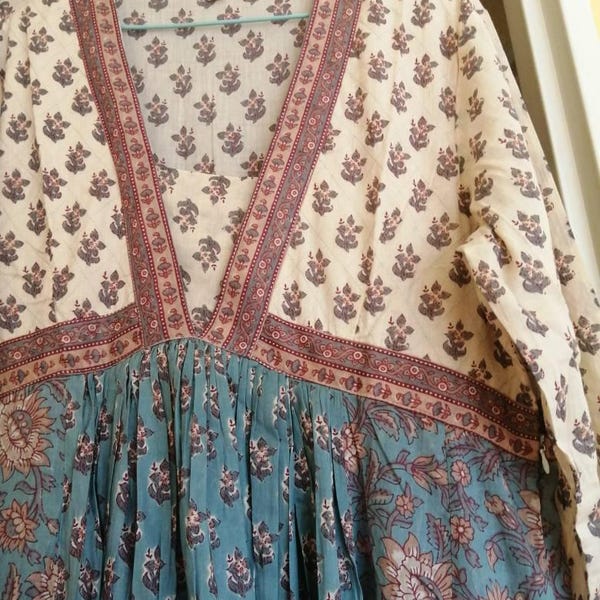 Cotton Women's Quilted Jacket Patchwork Boho Style Quilted Handmade ...