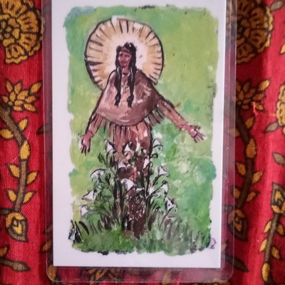 St. Hildegard of Bingen Printable Saint Card, Digital Holy Card ...