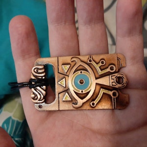 Zelda Breath of the Wild Sheikah Slate Keychain or Necklace BOTW Zelda ...