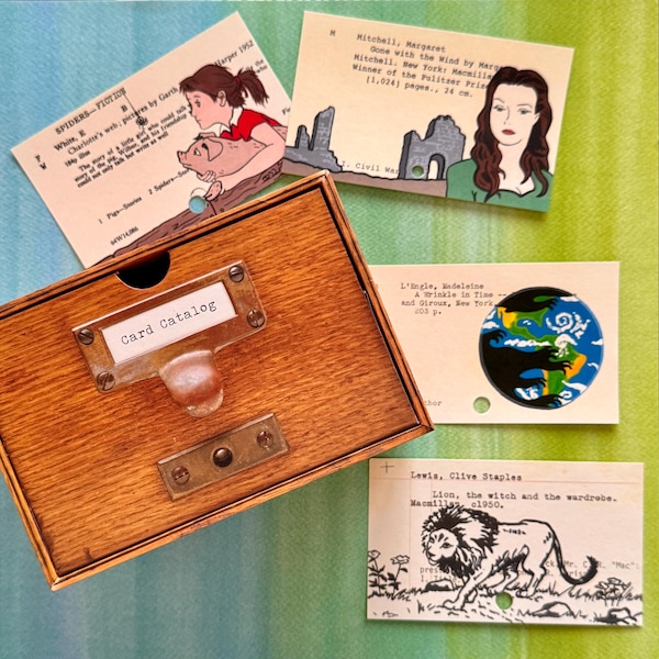 The Outsiders by S.E. Hinton - Print of My Painting on Library Card ...