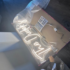 Angel Wings Neon Sign Custom Wall Decor, Led Neon Lights Room Decor ...