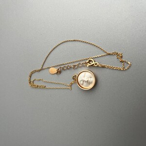 Dainty Gold Working Compass Necklace. 18k Gold Vermeil. Unique Handmade ...