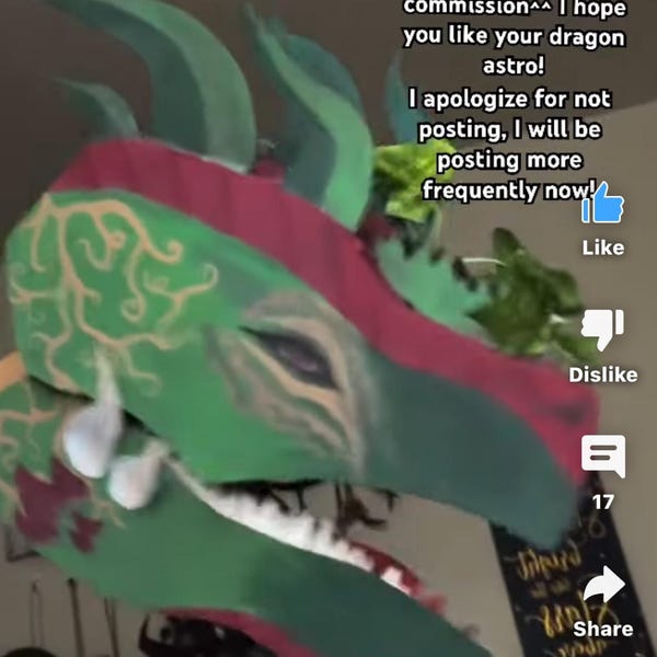 Custom Paper Dragon Puppet Commissions - Etsy