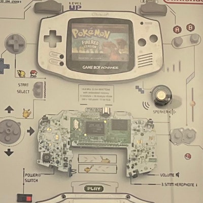 Disassembled Gameboy With Frame, Disassemble Art, Gameboy Teardown ...