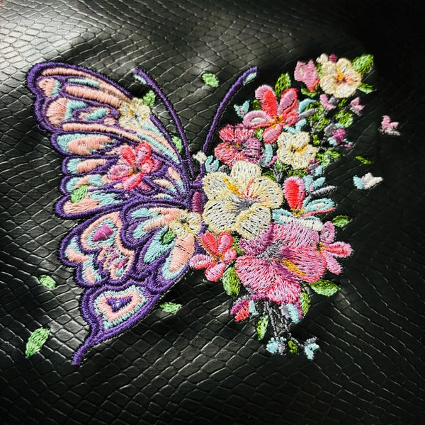 Rose Embroidery Design, Summer Flower Motif, Pattern for Machine ...