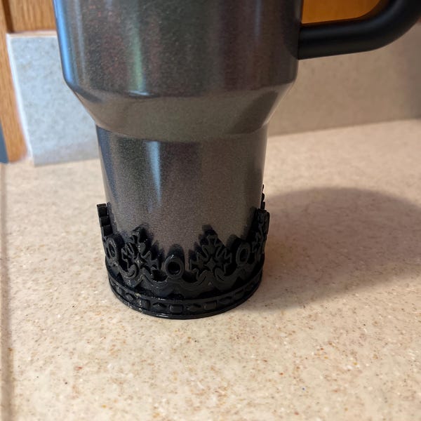 Crown Boot for Tumbler, Queen Princess Crown for Tumbler, Tumbler Boot ...