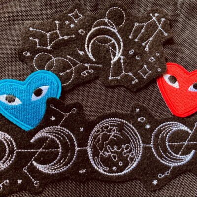 Constellations Vintage Celestial Iron on Embroidery Patch - Etsy