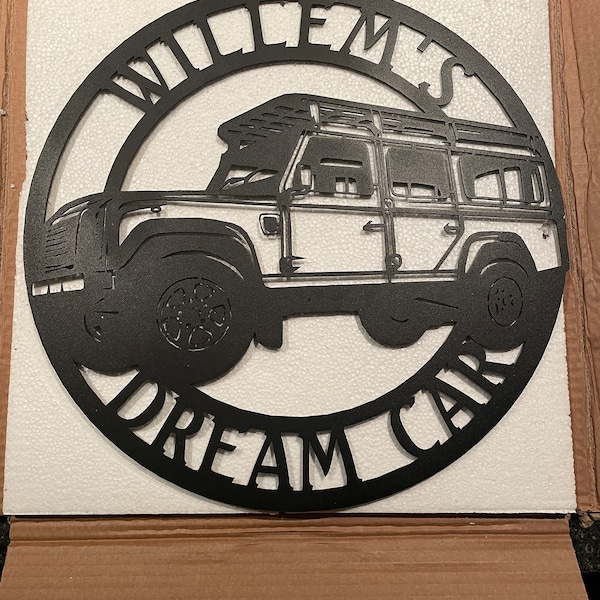 Personalized 1989 Land Rover Defender Metal Garage Sign - Etsy