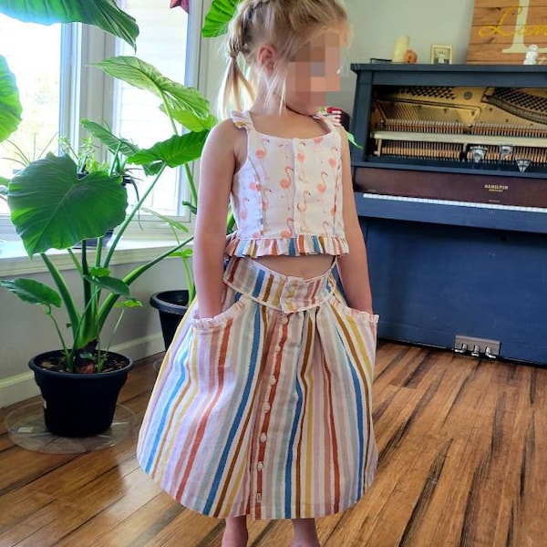 Kendall Skirt PDF Sewing Pattern, Including Sizes 12 Months - 14 Years ...