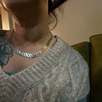 Fishbone Link Chain Necklace,gold Thick Fish Bone Choker Necklace,gold ...