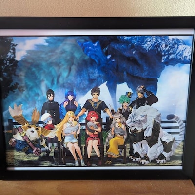 Legendary Xenoblade Family Photo Replica Featuring Rex Pyra Mythra Nia ...