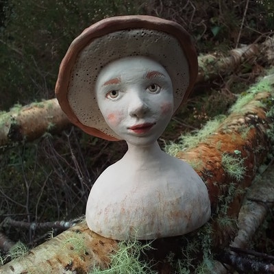 Moonlight Contemporary Wall Sculpture Art Mask Original Handmade ...