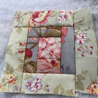 Log Cabin Maze Quilt Block PDF Pattern With Video Tutorial 6, 8, 10, 12 ...