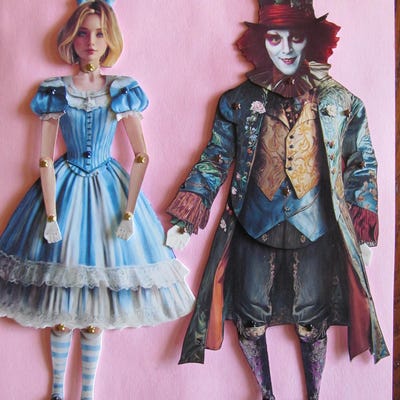 Radishelle Movable Paper Doll DIY Craft Kit, Fun Home Decor, Unique ...