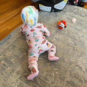 Adult Long Johns PDF Sewing Pattern: Adult One-piece Pajamas, Adult ...