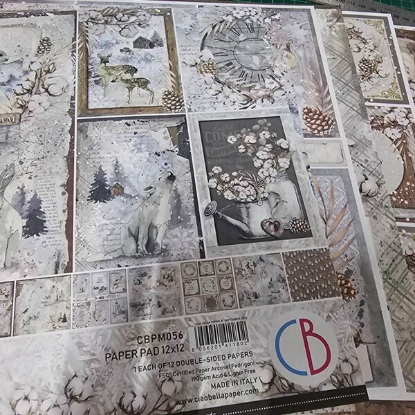 Mintay Scrapbook Paper Pad 12x12 Garage - Etsy