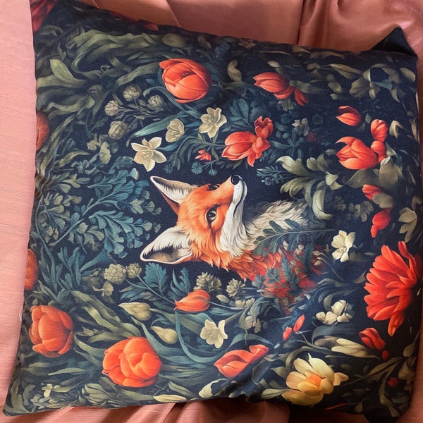 William Morris Inspired Fox in the Woods Lampshade , Perfect for Your ...