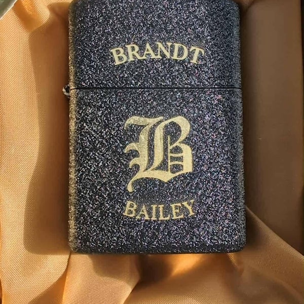 Personalized Lighter, Custom Brass Lighter, Gift for Him, Groomsmen ...