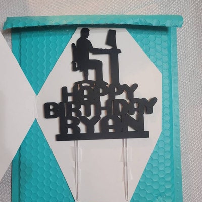 Programmer Cake Topper, Programming Cake Topper, Computer Tech Cake Topper, Computer Cake Topper ...