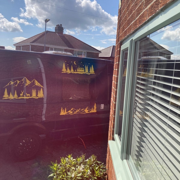 Floral Window Decal Corner Window Sticker Shop Home Window Stickers ...