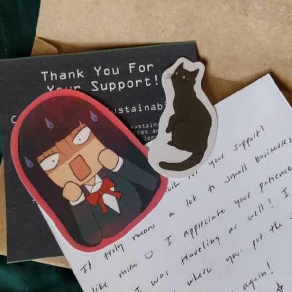 Kimi Ni Todoke Sawako Scared Sticker Chibi Sawako From Me to You ...