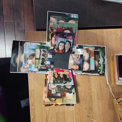 Explosion Box Square SVG, PDF and PNG, Display Box Template for All ...