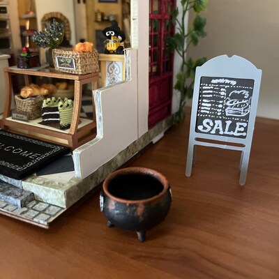 Handmade Miniature Rusty Witches Resin Cauldron, Four 4 Different Sizes ...