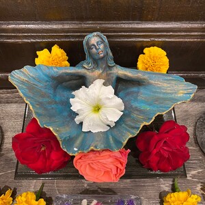 Ocean Treasure Bowl Clam Shell Goddess Altar Bowl Sculpture - Etsy