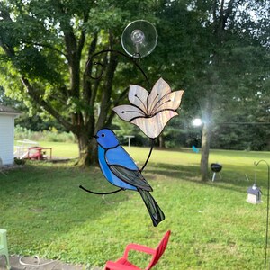 Stained glass panel suncatcher Kitchen decor Mothers Day gift | Etsy