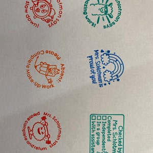 Personalized Company Name and Date Stamp Company Address | Etsy