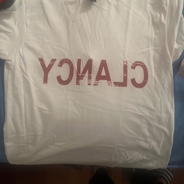 Tyler's CLANCY Reverse Tee - Etsy