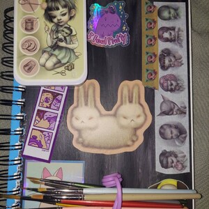 Roly Poly Sticker Set 3 Vinyl Silkscreen Stickers by Mab - Etsy