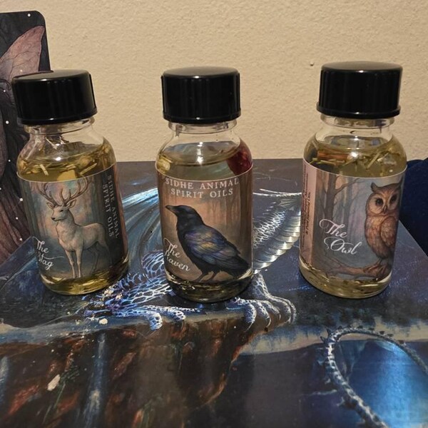 THE STAG, Cernunnos, Pan, Wildwoods, Ritual Oil, Sidhe Animal Spirit ...