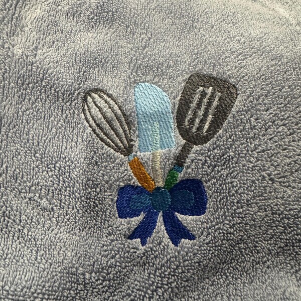 Kitchen Utensils Embroidery Designs, Fill Stitch, Cooking Utensils ...