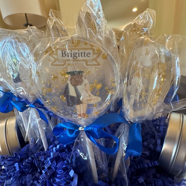Customized Graduation Lollipop Favors, Graduation Party Favors ...