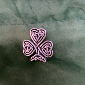 Celtic Shamrock Tie Tack, Hat Pin, Lapel Pin, tt5silver Accessories ...