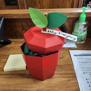 Apple Teacher Appreciation Gift Teacher Appreciation Apple Gift Box ...