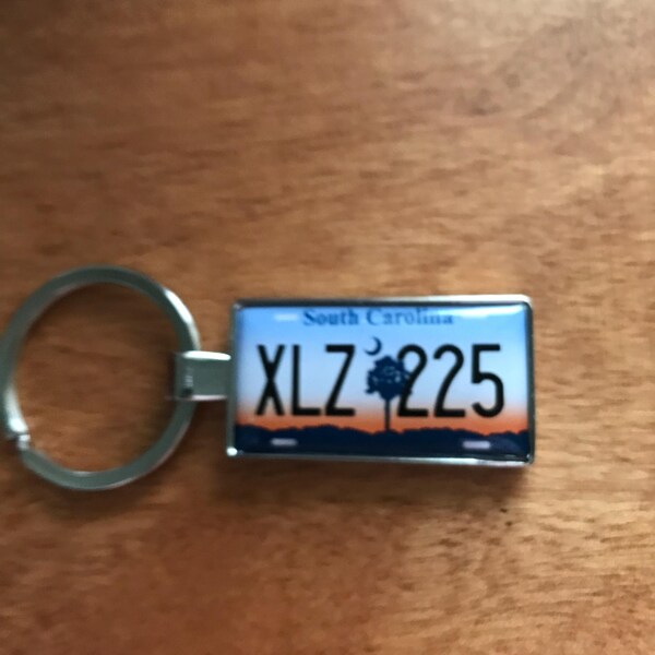 Number Pendant, Number Plate Keyring,custom England License Plate ...