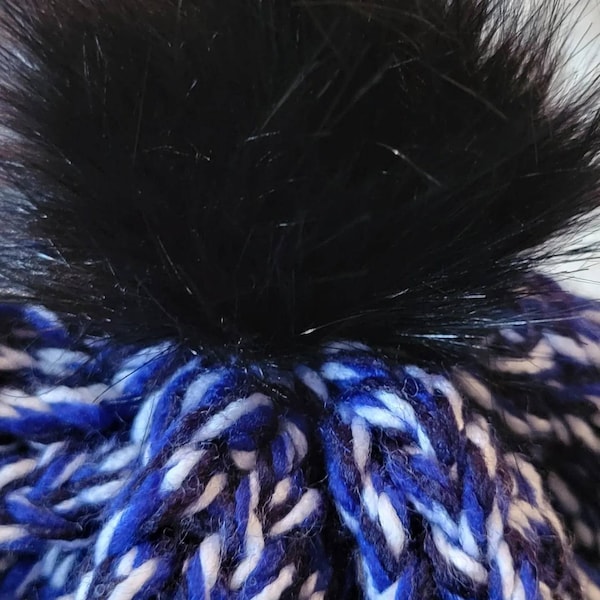 Large Neutral Pom Poms for Crafts Natural Color Tufts for Hats Scarfs ...