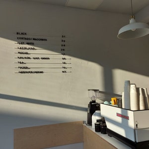 Hanging Menu Sign, Magnet Letter Board Cafe Wall Menu, Hanging Cafe ...