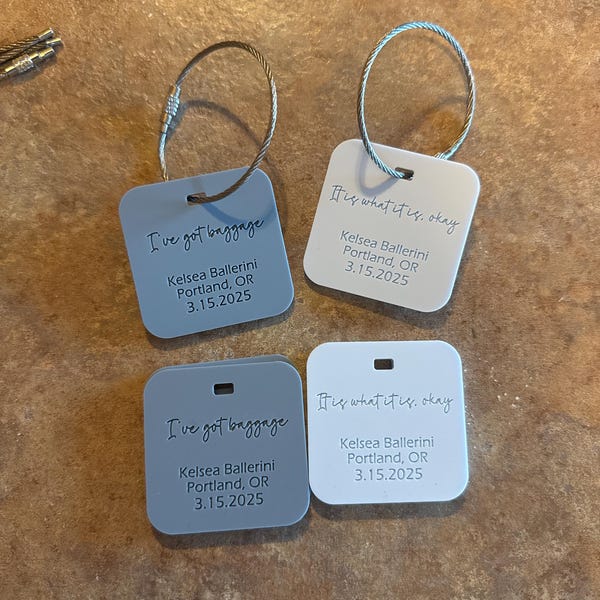 Luggage Tags Personalized, Backpack Tag, Bag Tags, Name Tags for ...