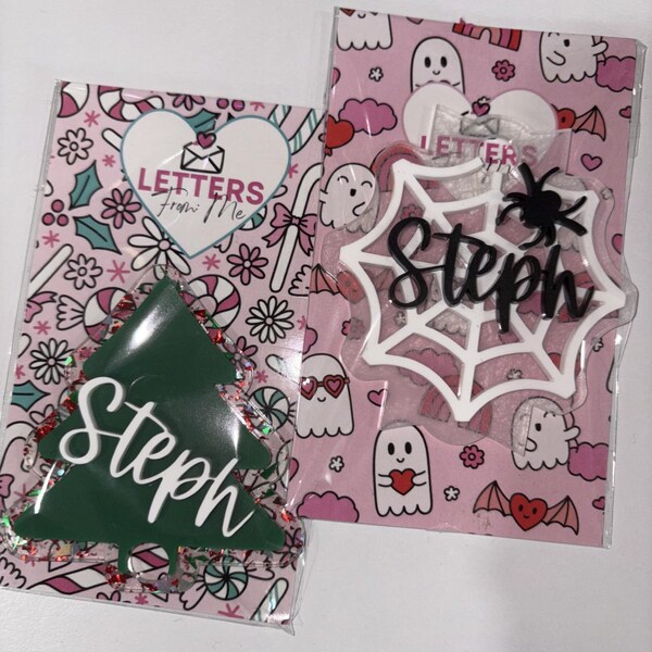 Backpack Name Tag Acrylic Keychain Personalized Acrylic Name Tag Diaper ...