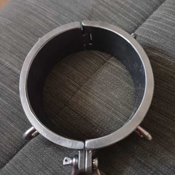 Fiddle, Pillory, Cangue, Rigid Steel Restraint for Neck and Wrists ...