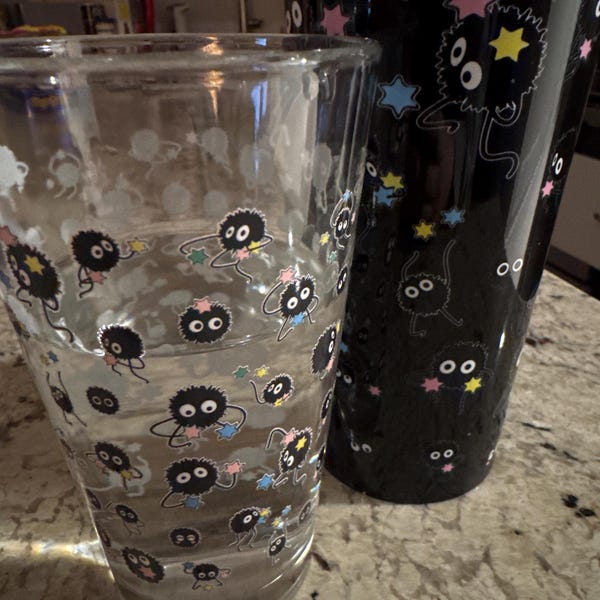 My Neighbor Totoro Inspired Soot Sprite License Plate Frame Spirited ...