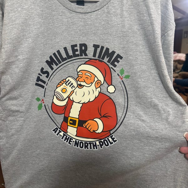 It's Miller Time at the North Pole - Etsy