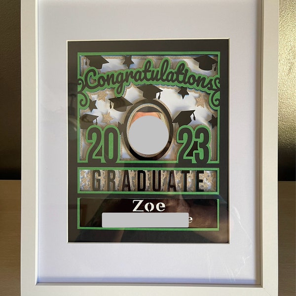Personalized 3D Graduation Shadow Box, Graduation Svg, Class of 2025 ...