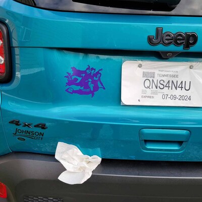 Police Interceptor Vinyl Easter Egg Micro Decal Windshield Chaser ...