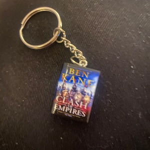 CUSTOM BOOK KEYCHAIN Personalized Gift for Book Lovers Personalized ...