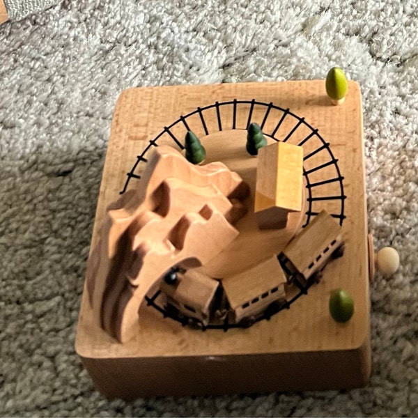 Personalized Musical Train Carousel | Custom Keepsakes Heirloom ...